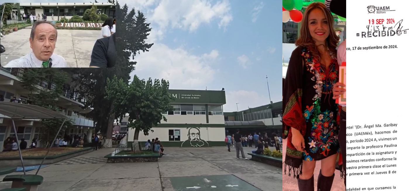 Grupo 309 de prepa 5 UAEMex solicita intervención del Rector